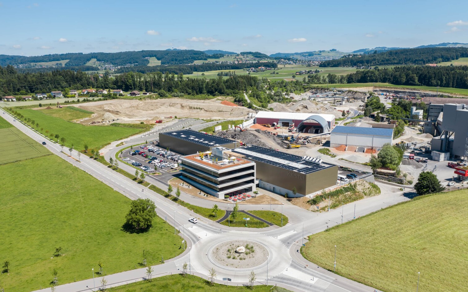 Neubau Dienstleistungszentrum Kästli Bau AG, Rubigen – BSB + Partner